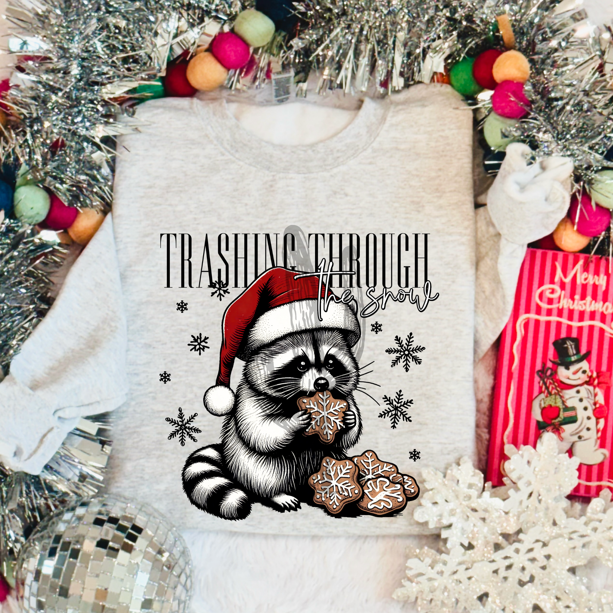 Trashing Through The Snow **DTF Transfer** – Top T